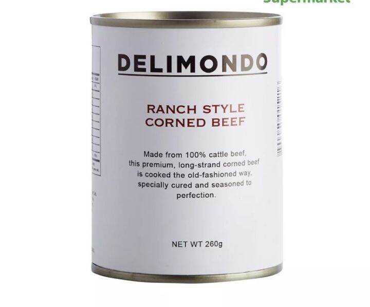 Delimondo Cornedbeef 260g- Ranch Style-Philippines product | Lazada