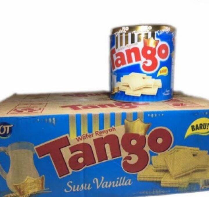1 Karton Wafer Tango Kaleng Vanila 300gr | Lazada Indonesia