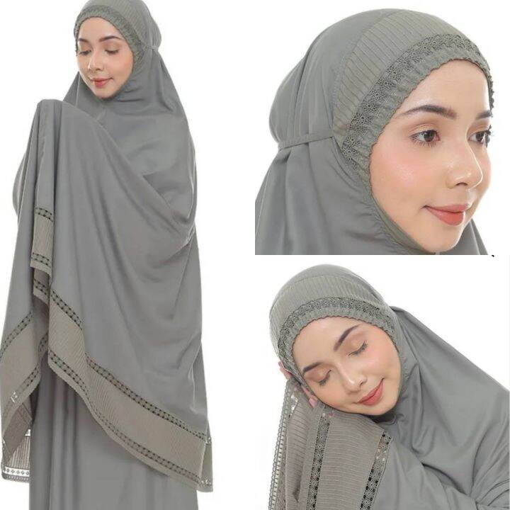 (READY STOCK)🔥Hot Design🔥Telekung Siti Khatijah Signature Rumi-(ETA ...