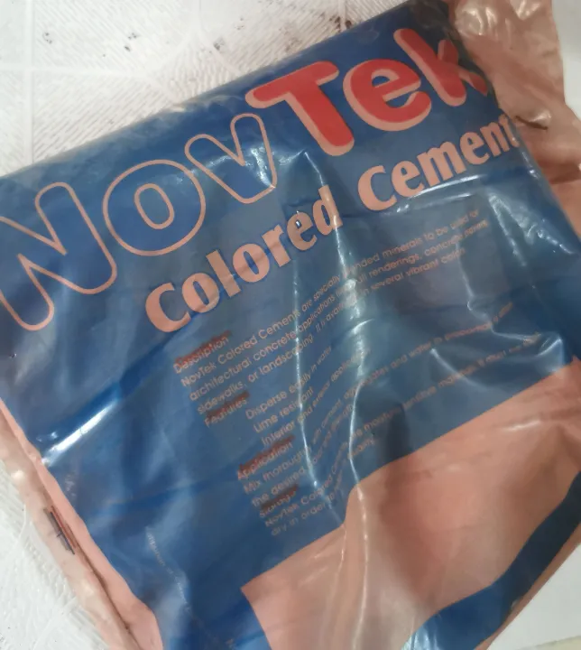 Nov Tek Red Cement Colored Red Cement per/bag 2Kilo | Lazada PH