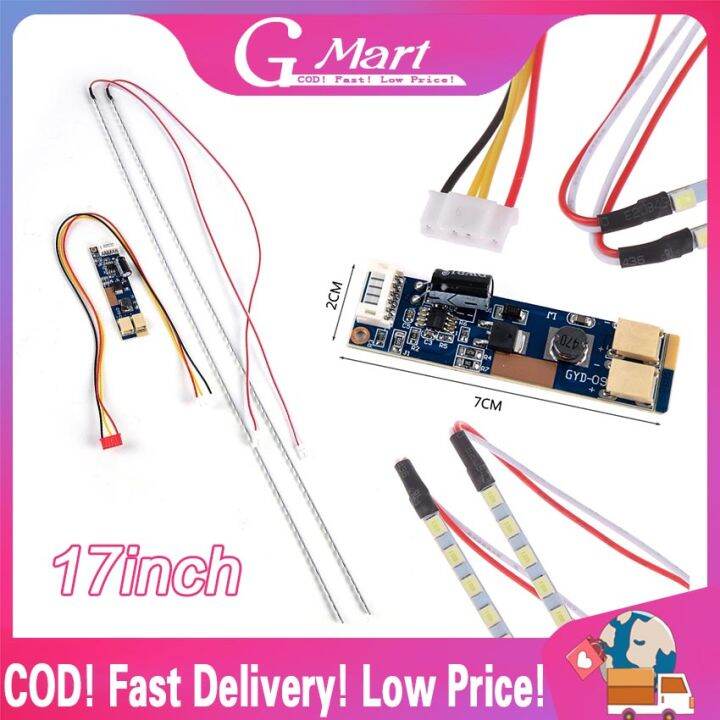 Universal LED Backlight Lamps Update Kit for LCD Monitor 2 LED Strips ...