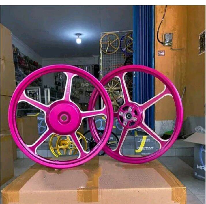 VELG Mandalika PNP HONDA VARIO 110, BEAT, SCOOPY dan GENiO Warna Pink ...