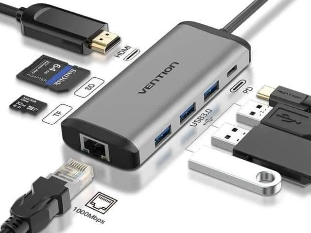 Vention Thunderbolt 3 Dock USB HUB Type C To HDMI USB 3.0 RJ45 C HUB ... Vention Thunderbolt 3 Dock USB HUB Type C To HDMI USB 3.0 RJ45 C HUB ...