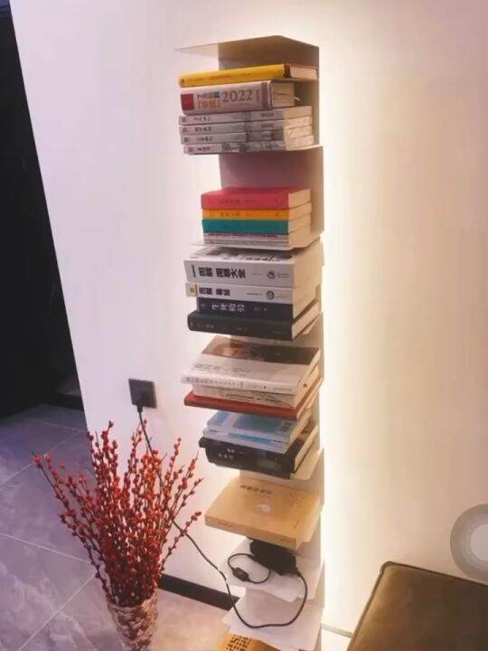 Thing a Home ชั้นวางหนังสือ ชั้นเก็บหนังสือแบ่งช่อง ชั้นวางของห้อง ...