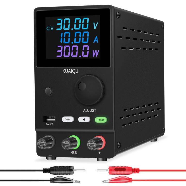 ดี-พาวเวอร์ซัพพลาย Dc 30V 10A 30V 5V สวิตช์ USB 4หลักพร้อมปุ่มเอาต์พุตชาร์จเครื่องควบคุมแรงดัน ...