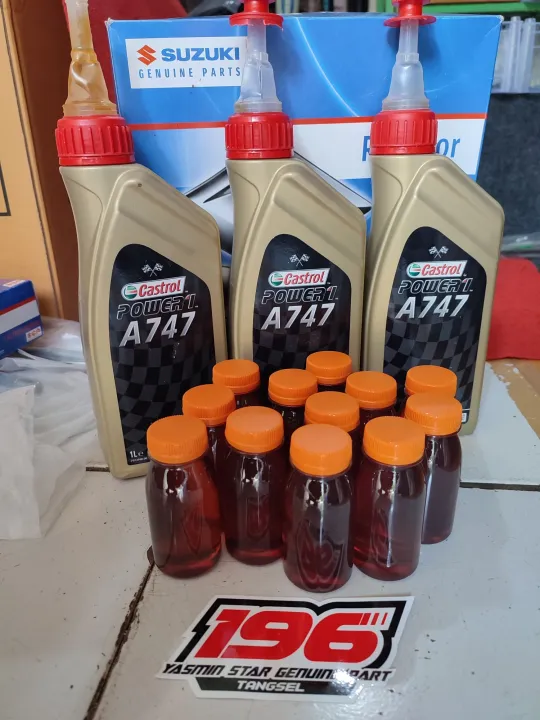 OLI RACING 2TAK CASTROL A747 ORIGINAL ASLI 1000% | Lazada Indonesia