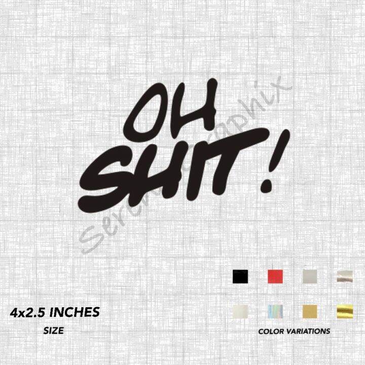 OH SHT Sticker v2 - Waterproof Cut Out Sticker | Lazada PH