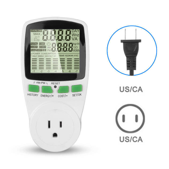 Electricy Consumption Electric Meter Energy Measuring Socket ...