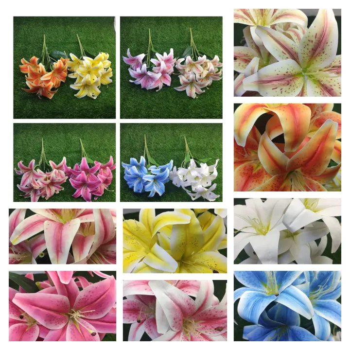 STAR GAZER (Small) by 6 heads, ARTIFICIAL FLOWER. | Lazada PH