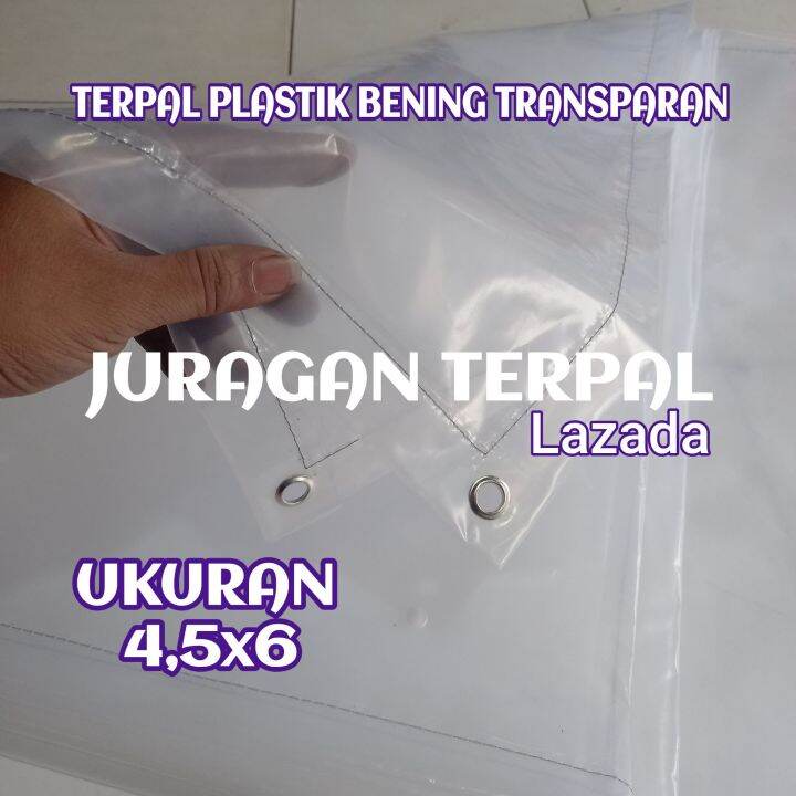 terpal plastik bening transparan ukuran 4,5x6 | Lazada Indonesia