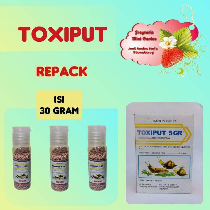 Toxiput (pembasmi hama siput) Repack 30 gram | Lazada Indonesia