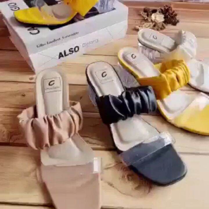 High Heels Wanita Sandal Cantik Elegan Kondangan 5 cm Hills Simple Hak ...