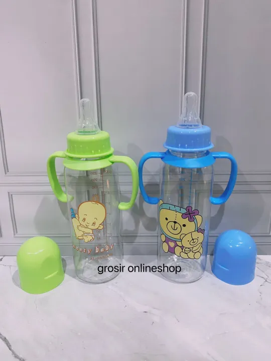 Botol susu gagang bayi 240ml termaksuk dot didalam / botol susu ...