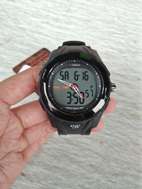 Jam Tangan Analog Digital FORESTER JTF 1013 Dual Display Watch | Lazada ...