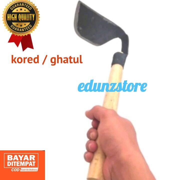 cangkul mini baja model pinggir | gathul | kored rumput | alat ...