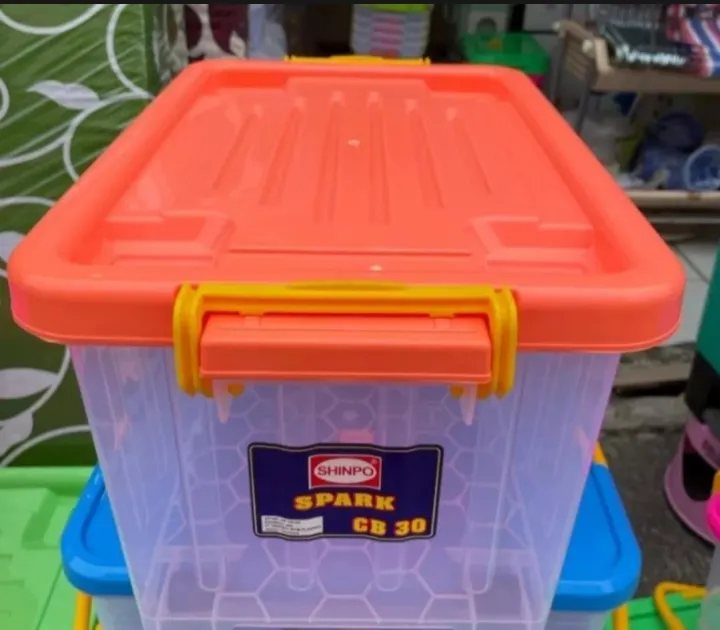 BOK CONTAINER SHINPO CB 30,UKURAN 30L,TEMPAT PENYIMPANAN PAKAIAN ...