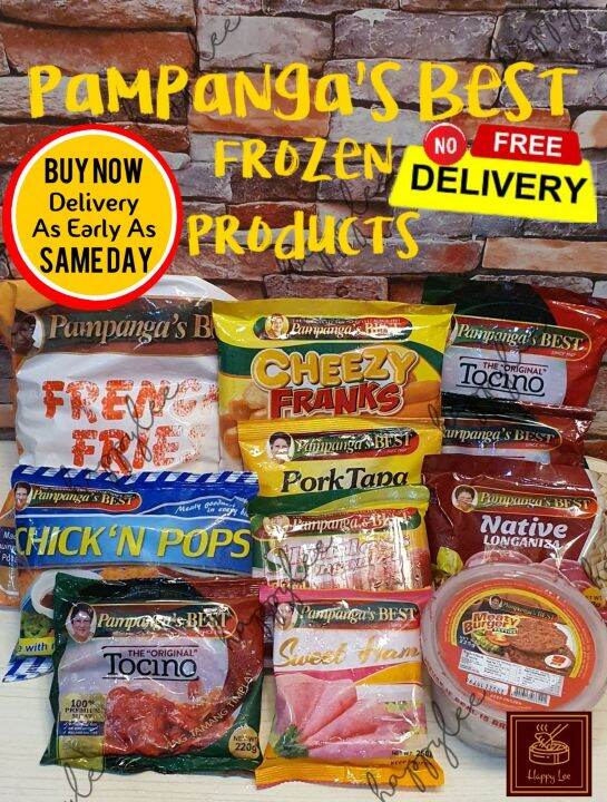 Pampanga's Best Frozen Products Tocino Longganisa Tapa Sisig Sweet Ham ...