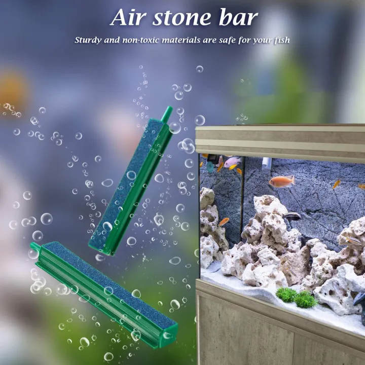 HATELI Fish Tank Air Bubble Air Stone Bars for Aquarium Air Stone Bar ...