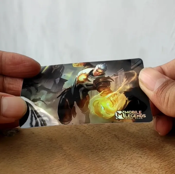 stiker kartu ATM (Skin Card) Hologram | MLBB | Hero Mobile Legend ...