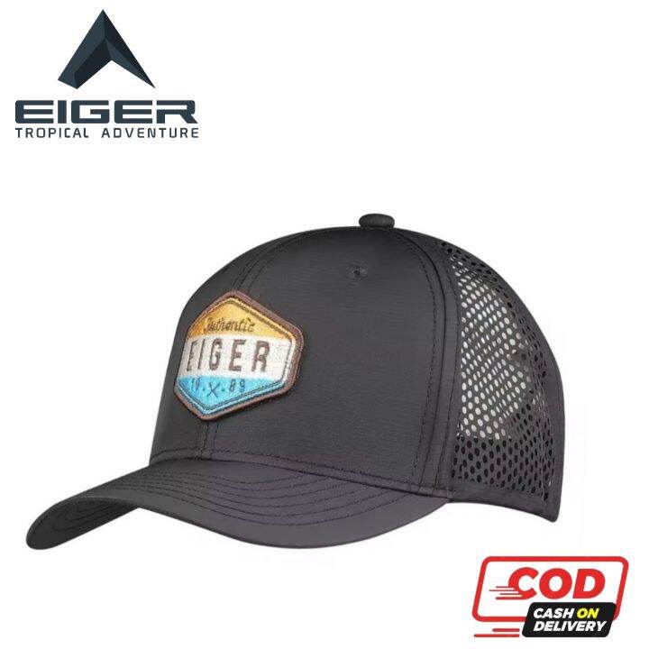 Topi Eiger LS Retro Path Cap - Black | Lazada Indonesia