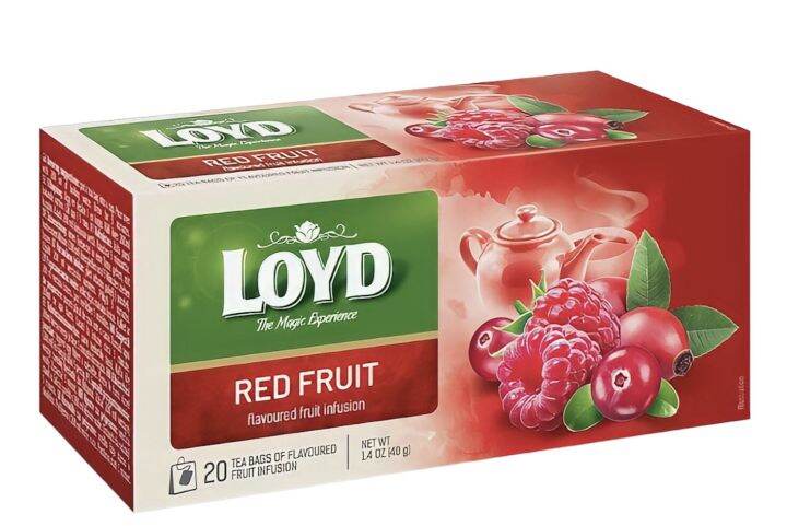 Loyd Red Fruit Tea 20 teabags | Lazada PH
