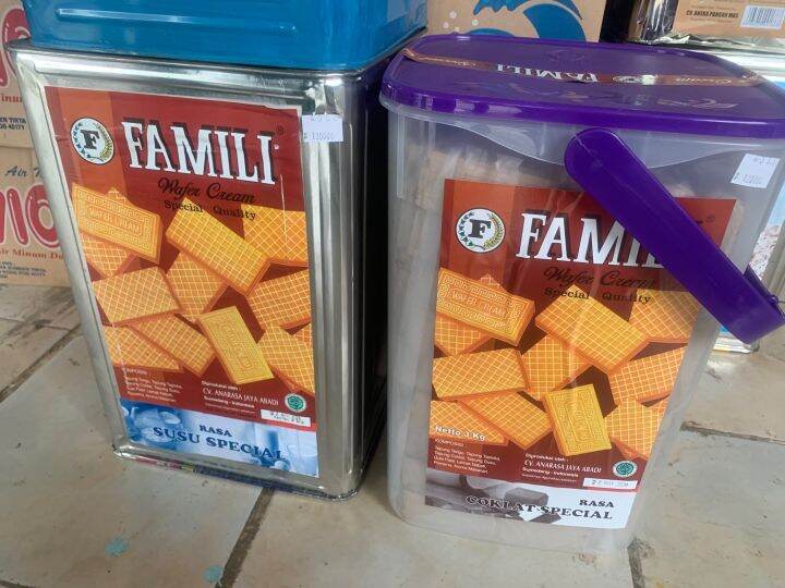 Wafer family kaleng isi 4 kg | Lazada Indonesia