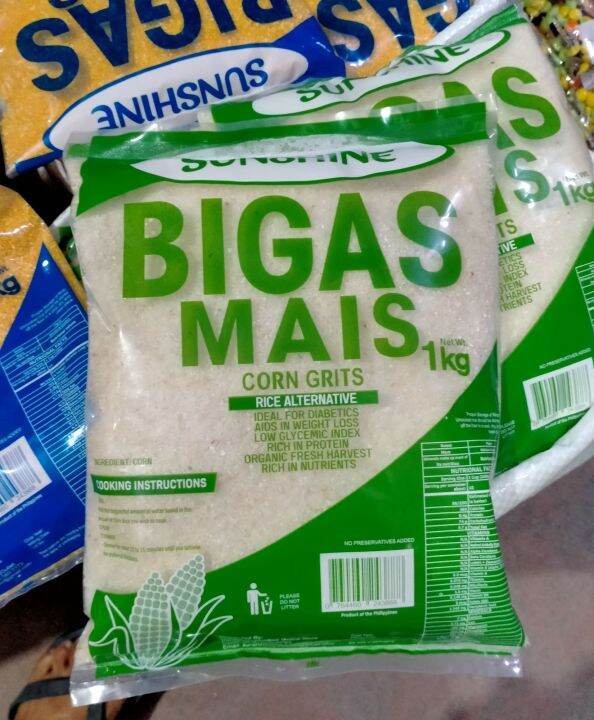 SUPERSHOP BIGAS MAIS CORN GRITS 1KILO PER PACK , PURONG BIGAS MAIS ...