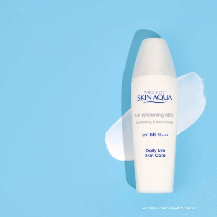 SKIN AQUA UV Sunscreen Whitening Milk SPF 50PA++ || Sunscreen Wajah ...