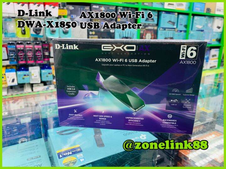 D-Link DWA-X1850 AX1800 Wi-Fi 6 USB Adapter | Lazada.co.th