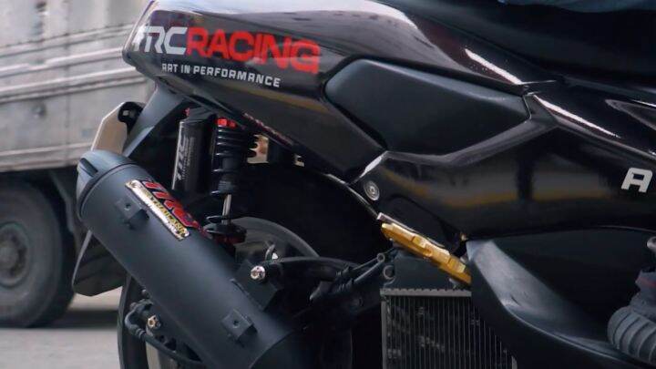 TRC Racing Power Pipe Honda XRM 110 Muffler Exhaust with Removable ...