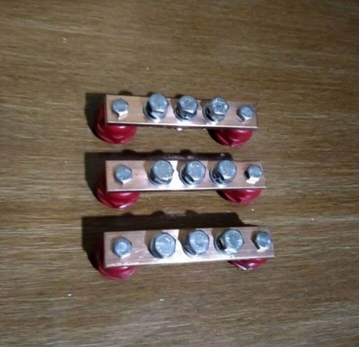 busbar tembaga 4mm - plat strip tembaga busbar 4mm x 25mm x 150mm ...