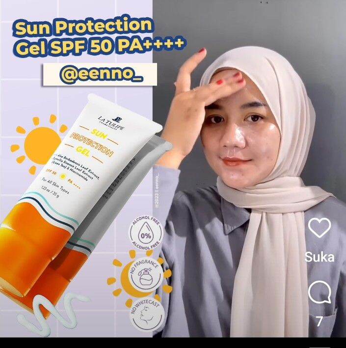 latulipe sun protection gel spf50pa++ | Lazada Indonesia