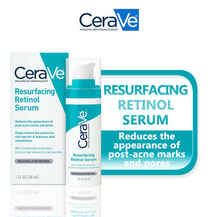 Cerave Retino Serum For Post Acne Marks And Skin Texture Pore Refining