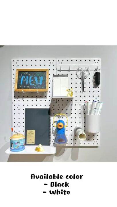 ezstationery Ready Stock Pegboard Perforated Display Board Wall Display ...