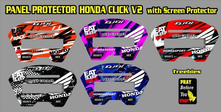 Honda Click 125i/150i Panel Protector Sticker v2/v3 | Lazada PH