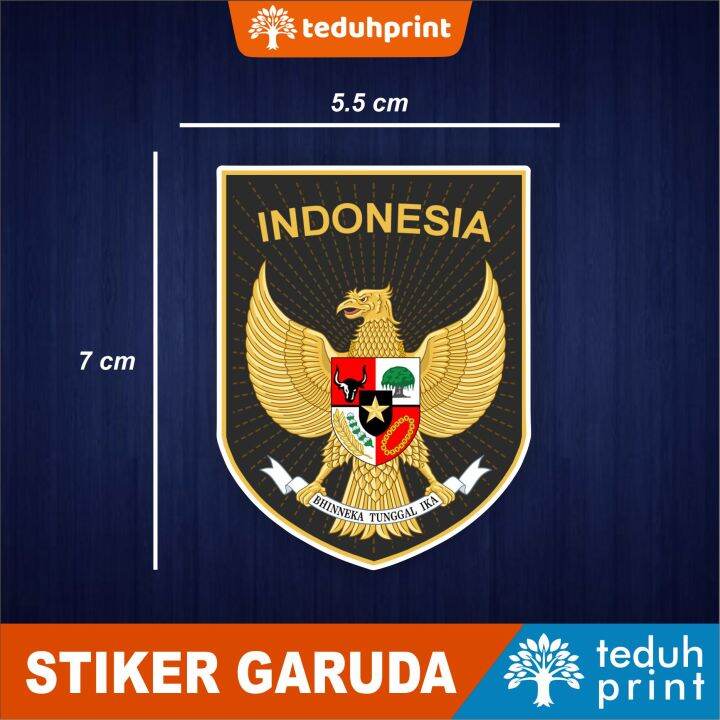Sticker Stiker Logo Timnas Garuda Merah Putih / Stiker Garuda Pancasila ...