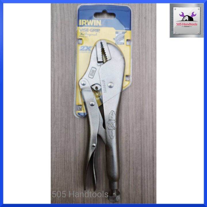 VISE GRIP คีมล๊อกไวส์กริ๊ป ปากตรง ขนาด 10 นิ้ว IRWIN Locking Piler รุ่น ...