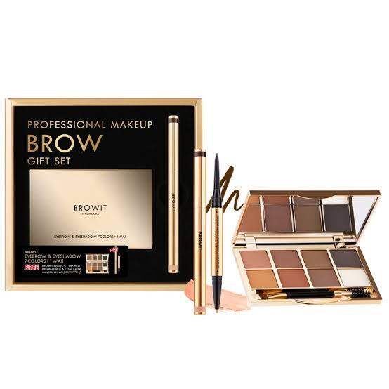 BROWIT EYEBROW & EYESHADOW 7 COLORS + 1 WAX An all-in-one brow and ...