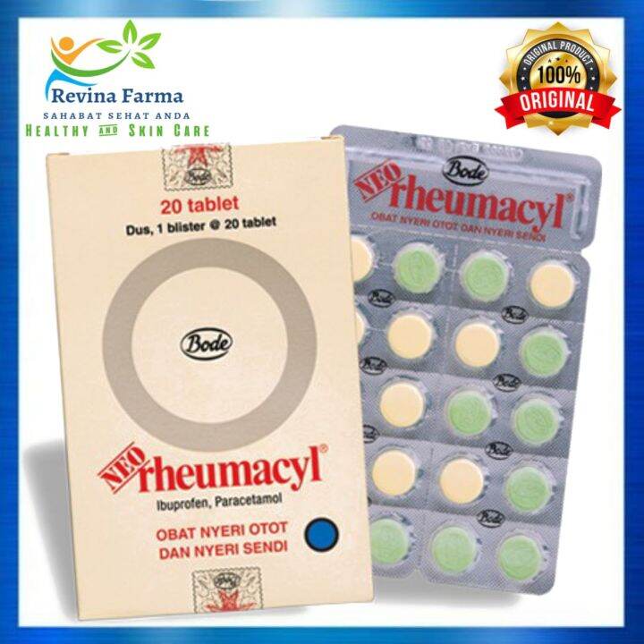 Neo Rheumacyl 1 Strip isi 20 tablet obat Nyeri otot & Sendi 100% Produk ...