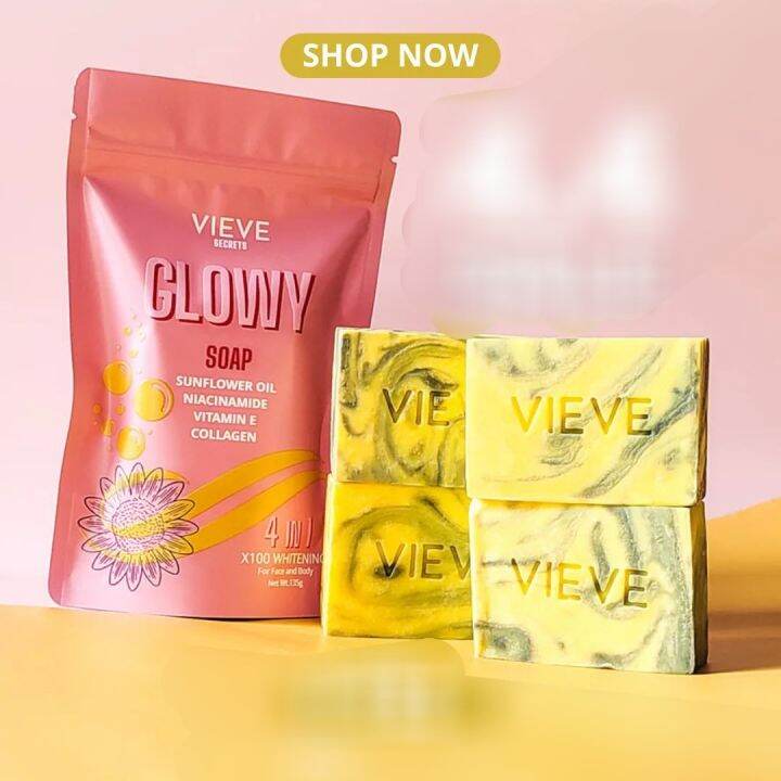 Vieve Secrets 4n1 Glowy Soap (With Vitamin E, Sunflower Oil and ...