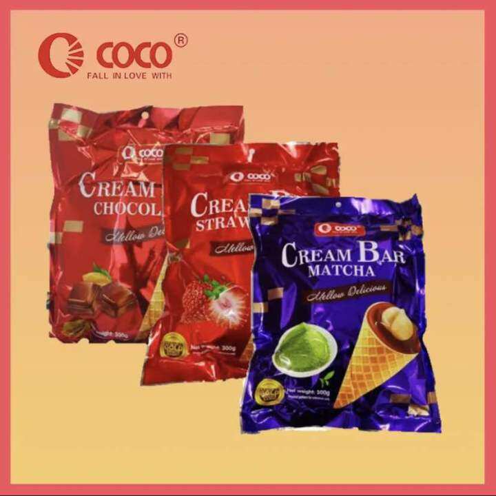 Best Seller CoCo Creambar and Blasting Strawberry Matcha Milk Chocolate ...