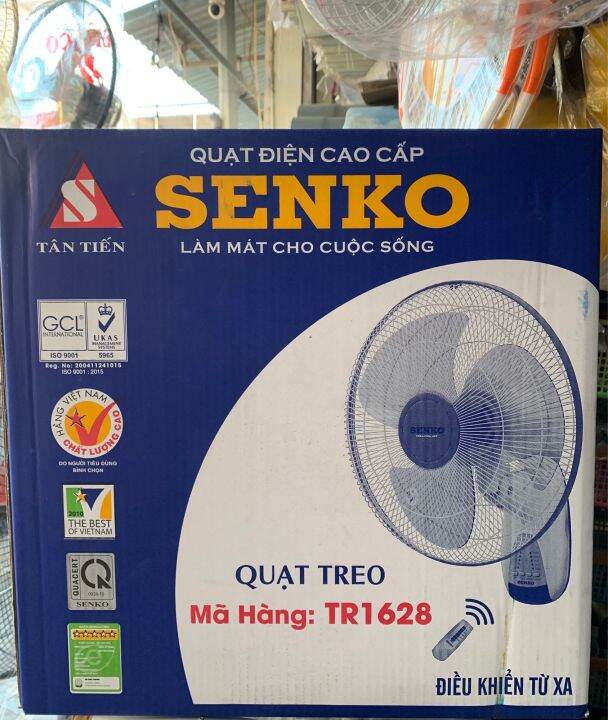 Quạt treo điều khiển Senko TR1628 quạt điện cao cấp điều khiển từ xa ...