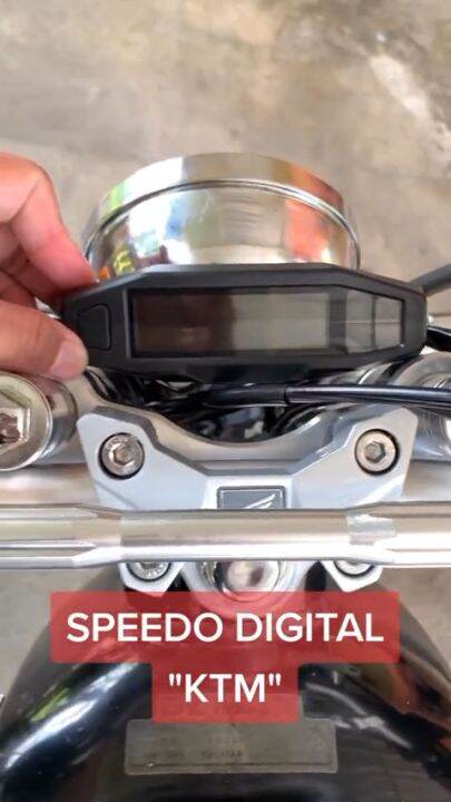 Speedometer Digital Mini Model KTM XC Spido LED Full Indikator ...
