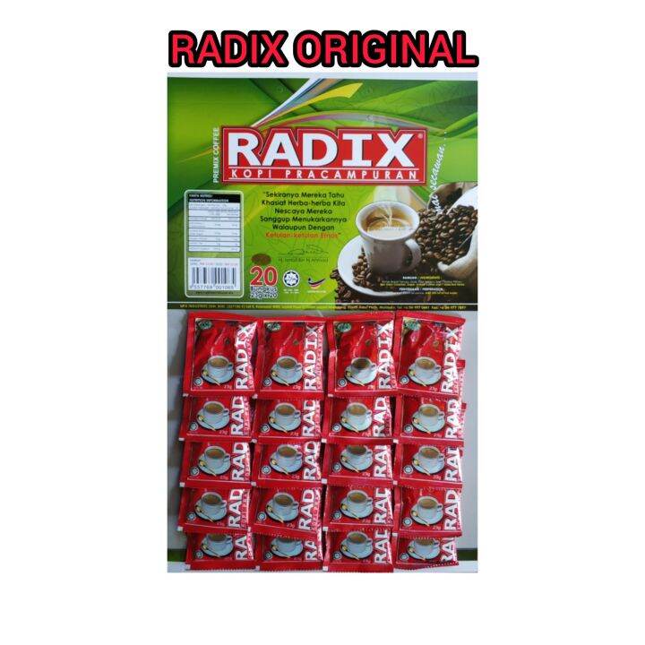RADIX ORIGINAL COFFEE (PAPAN) | Lazada