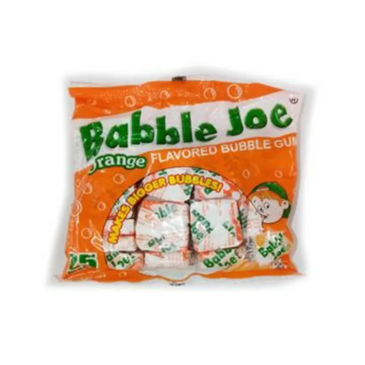 Babble Joe Bubble Gum ORANGE - Pack of 25Pcs | Lazada PH