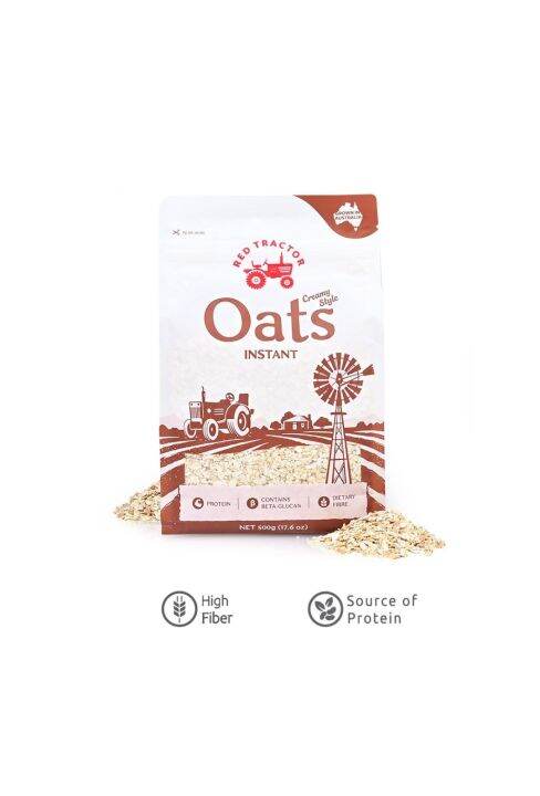Red Tractor Organic Instant Oat 500 Gr | Lazada Indonesia