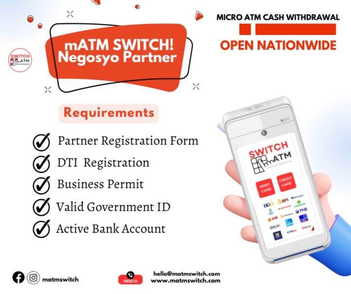 Switch Negosyo Micro ATM Device | Lazada PH