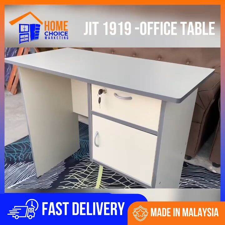 JIT-1919 OFFICE TABLE (GREY) | Lazada PH