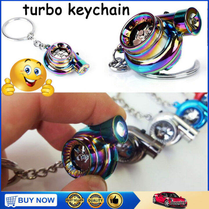 【100% Original】Car metal Key Chain Sound Turbo Key Sleeve Bearing ...