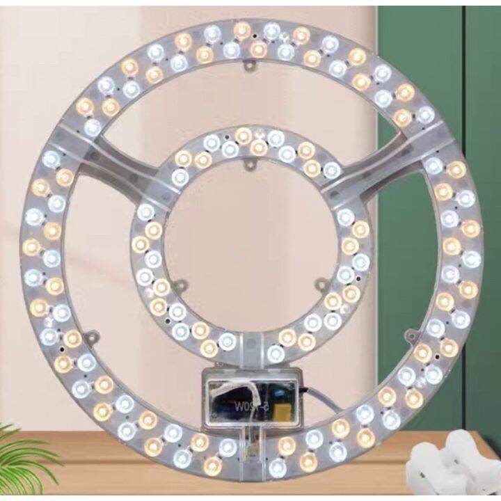 Rohstar Upgraded high-brightness 12W,24W,36W,48W,72W white Tricolor LED ...